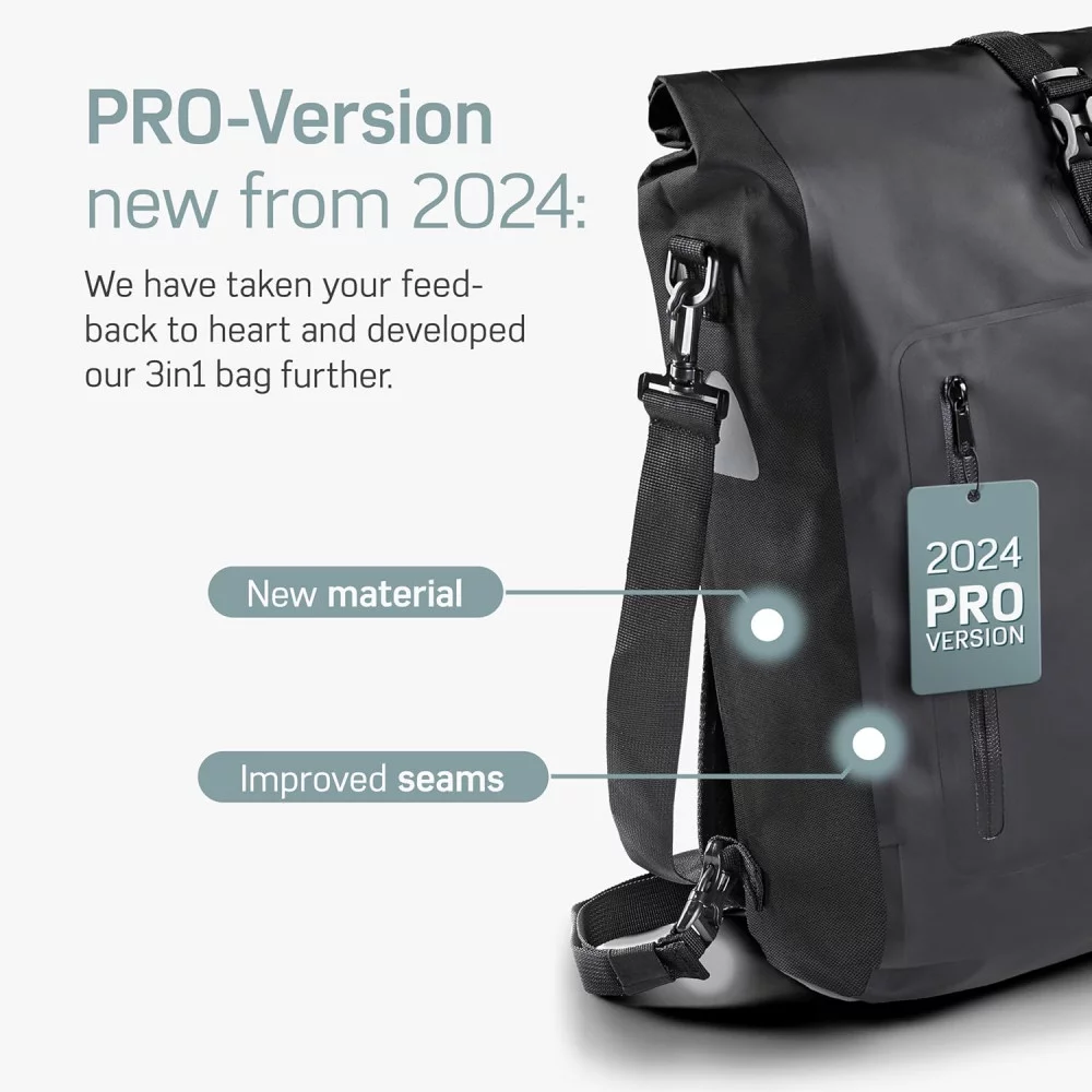 Bicycle Gag 4in1 - Robust & Versatile Pannier Rack Bag for Outdoor ...