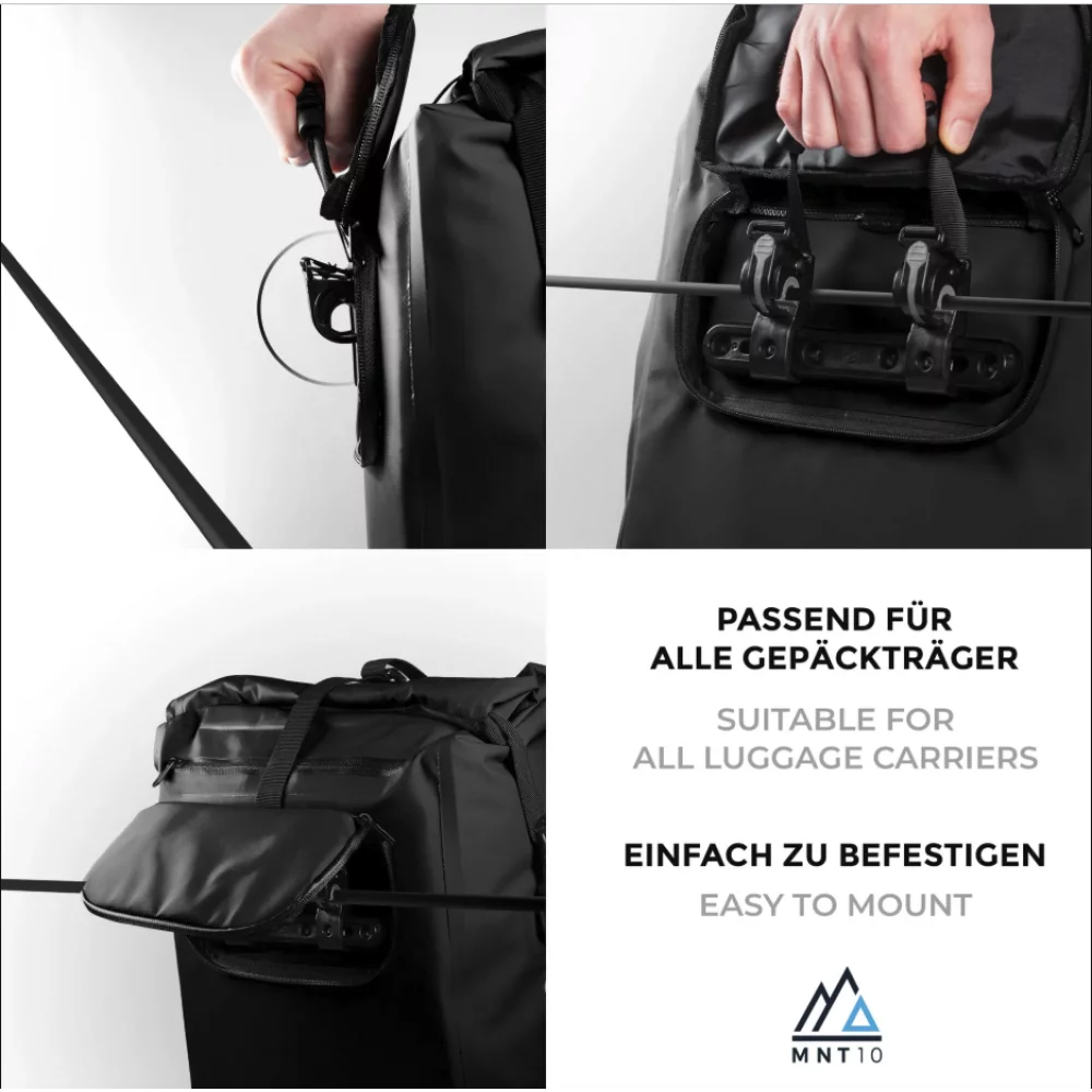 Bicycle Gag 4in1 - Robust & Versatile Pannier Rack Bag for Outdoor ...